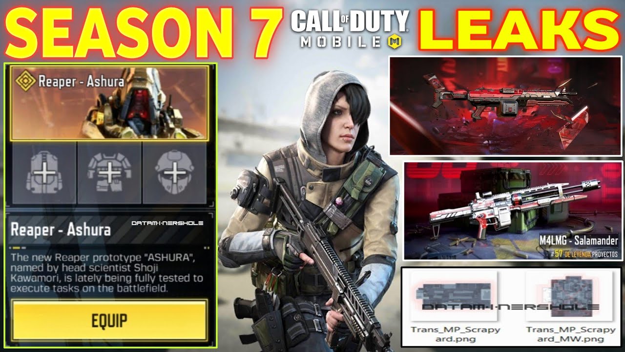 SEASON 7 LEAKS | REAPER ASHURA INFO | S7 WEAPON SKINS | NEW MAP | S7 ...
