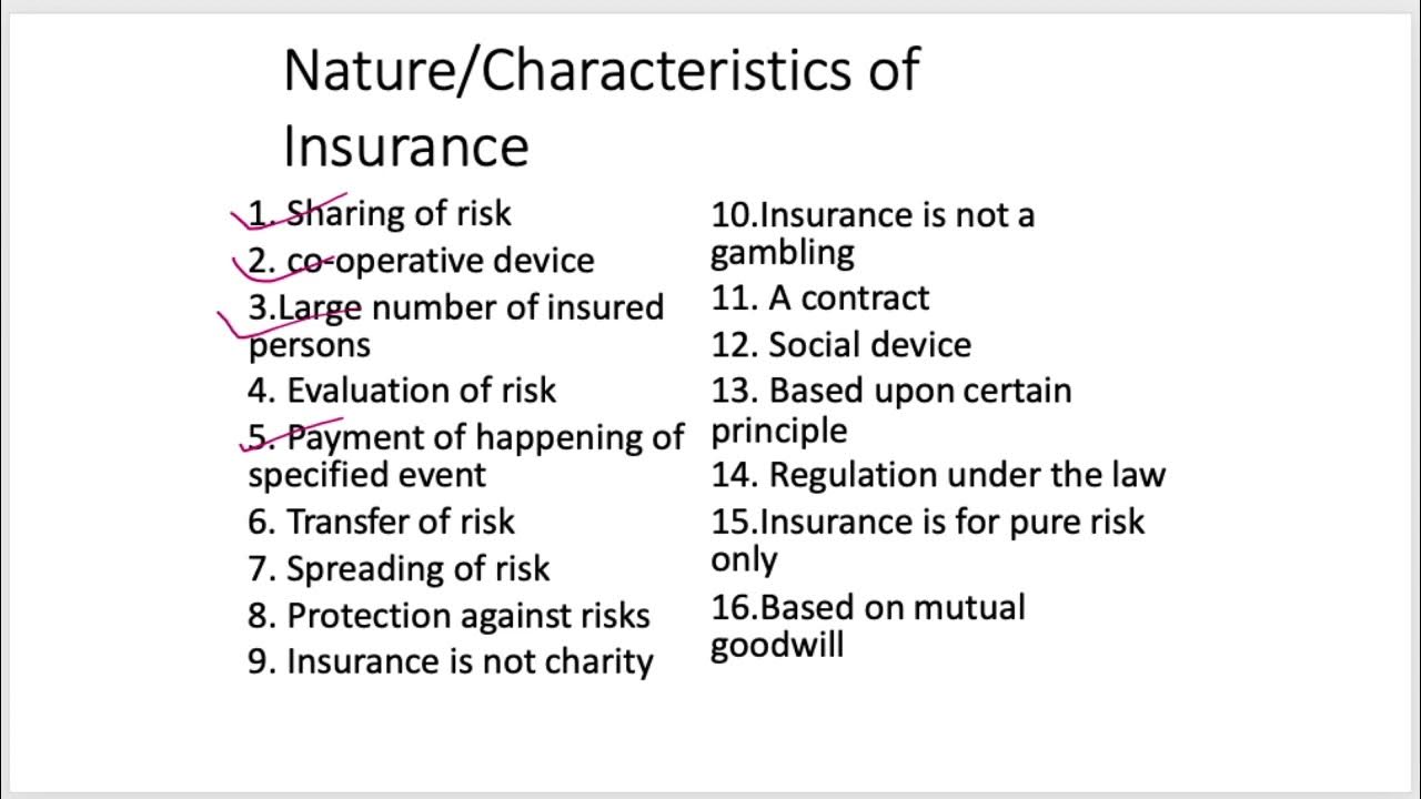 Characteristics Of Insurance YouTube characteristics-of-insurance-youtube