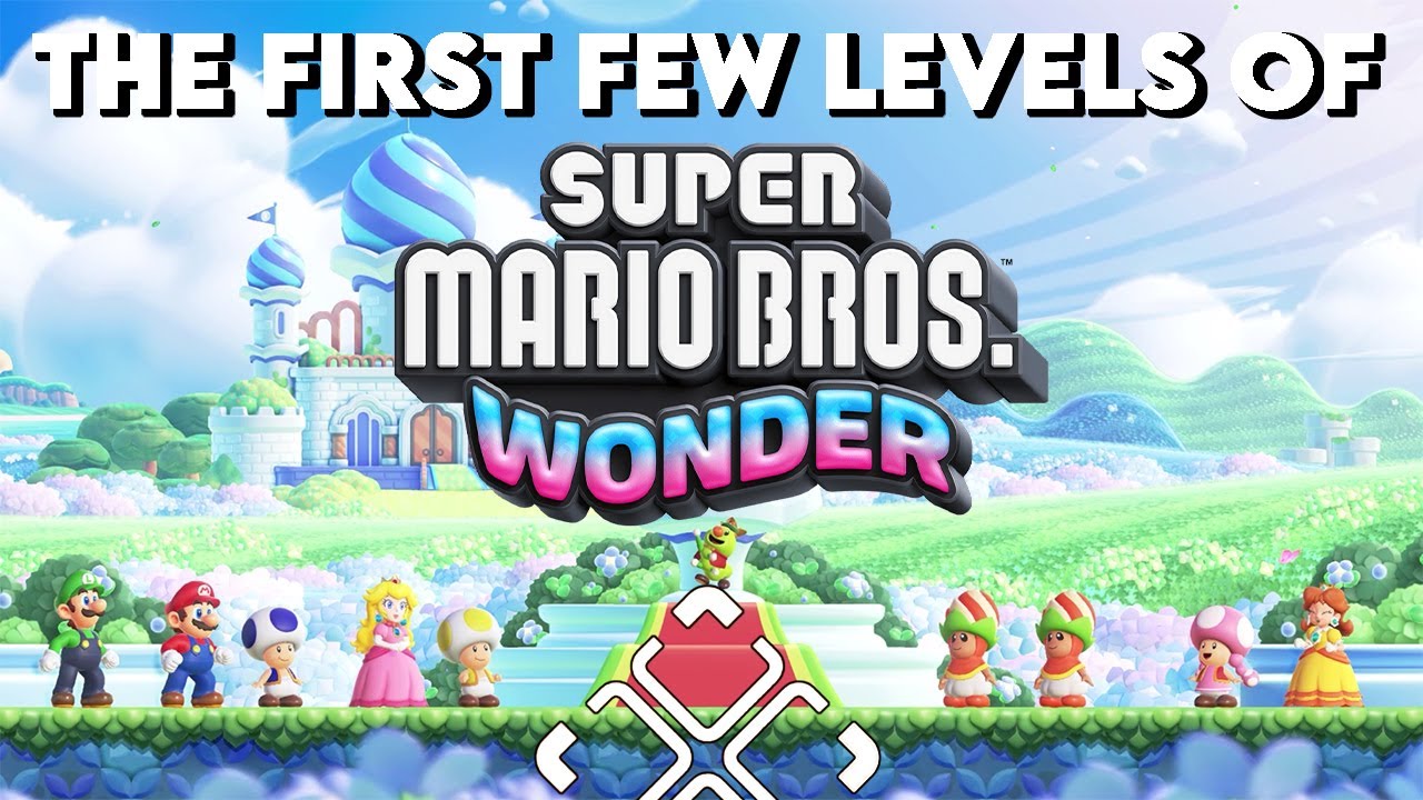 The First Few Levels Of Super Mario Bros Wonder - YouTube