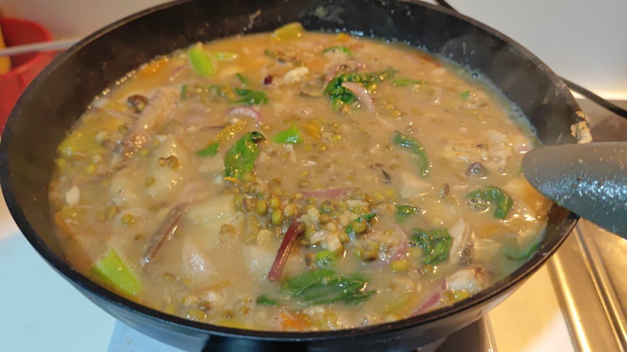 Monggo Special with Puting Gabi Kamatis and Ulukbati My Recipe - YouTube