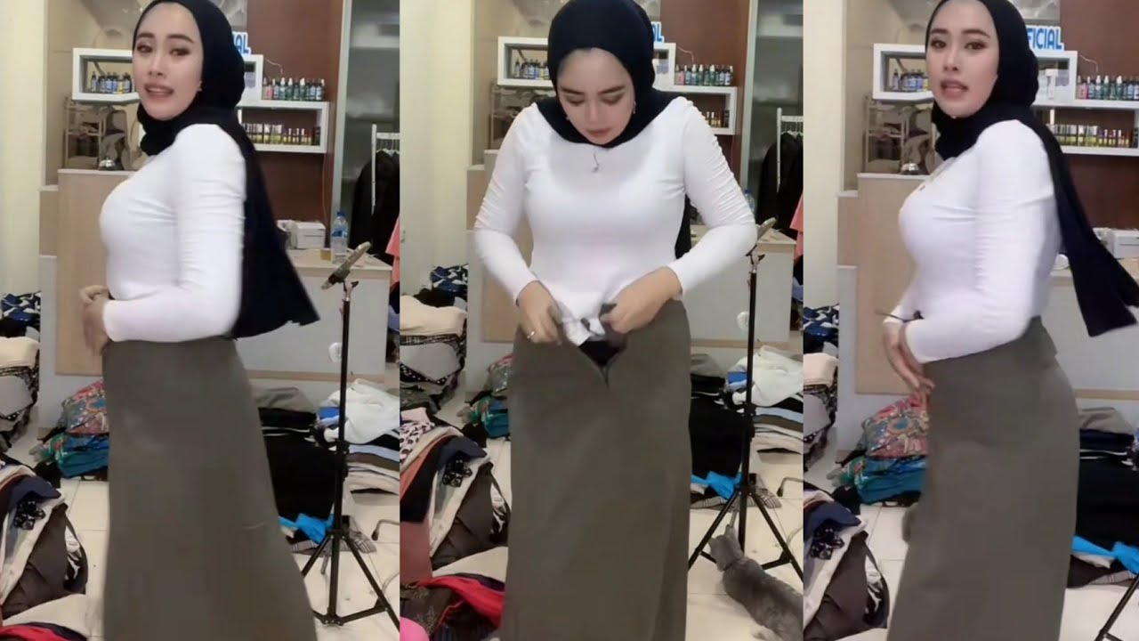 Hijab Style Try On Haul Random Rok Panjang Wanita Bahan Premium - YouTube