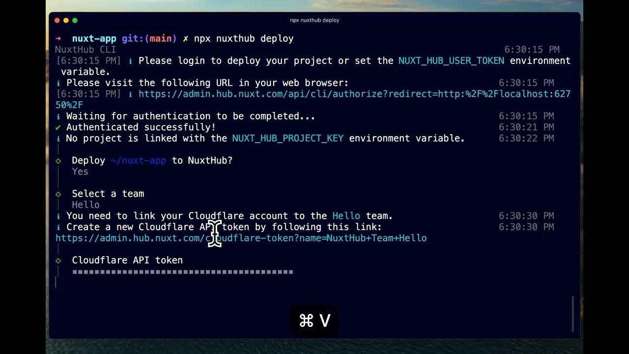 One Command to Deploy Nuxt on Cloudflare - YouTube