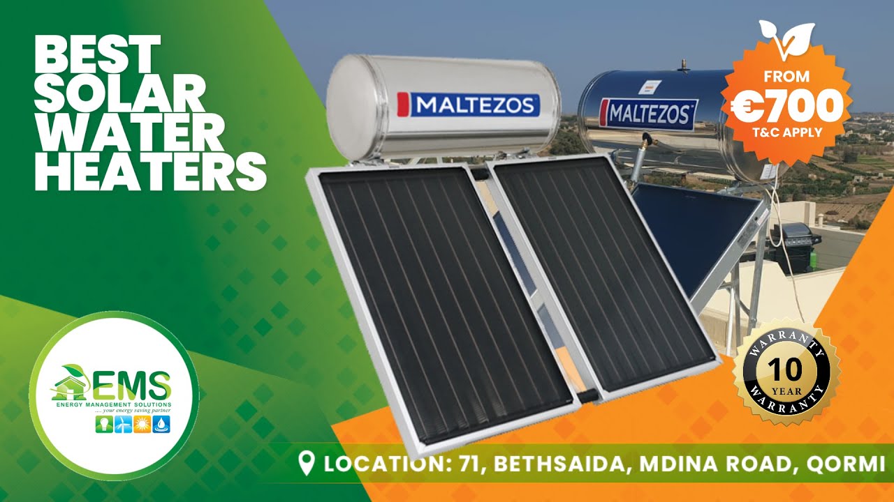 EMS - Solar Water Heaters - Super Offers - YouTube