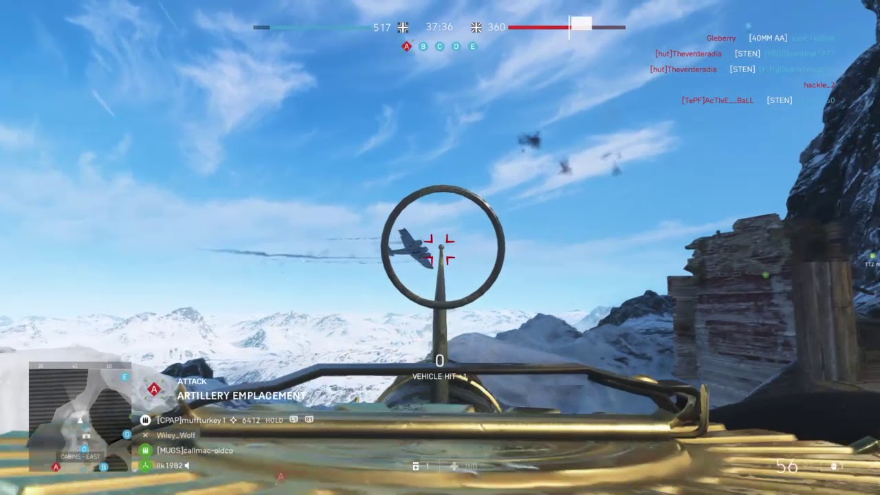 Battlefield 5.Lewis gun plane takedown. - YouTube