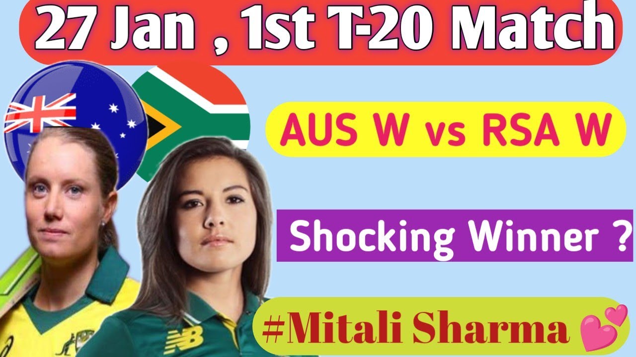 AUS Women vs South Africa Women Match Prediction || RSA w vs AUS W ...