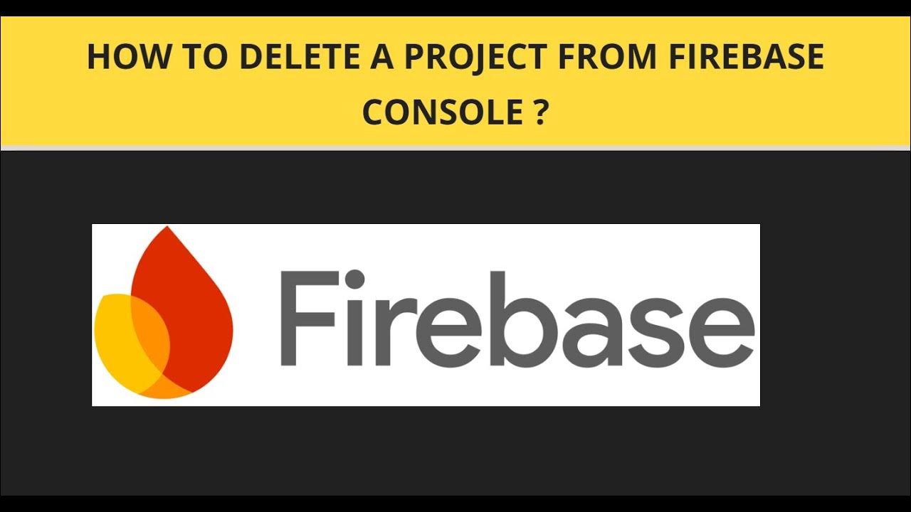 How to Delete a Project from Firebase console 2025 #firebasedatabase # ...