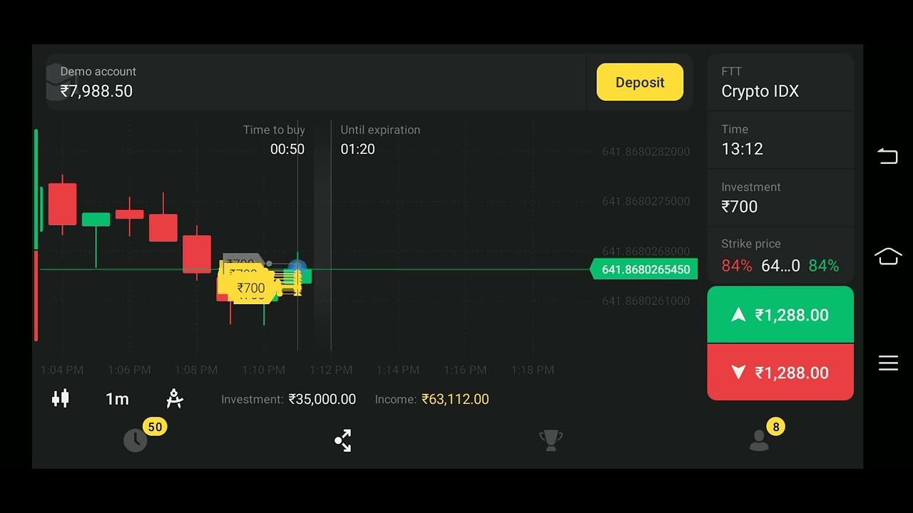 TRADING IN BINIMO EXPERT - YouTube