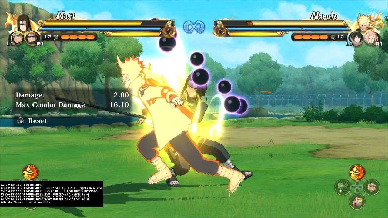 Neji Grab Loop Infinite | NARUTO X BORUTO Ultimate Ninja STORM ...