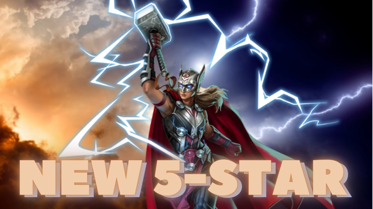 Marvel Puzzle Quest NEW 5-STAR Character Review (MIGHTY THOR JANE ...