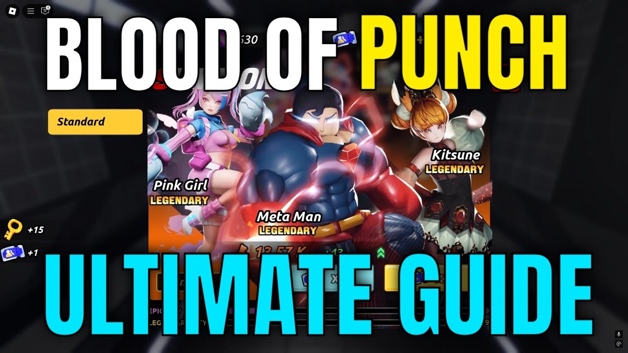 BLOOD OF PUNCH ULTIMATE GUIDE! (Gems, Coins, Power) - Roblox - YouTube