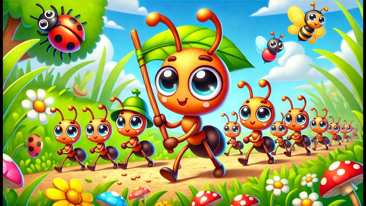 The Busy Little Ants! 🐜🎶 | Fun Learning Song for Kids - YouTube