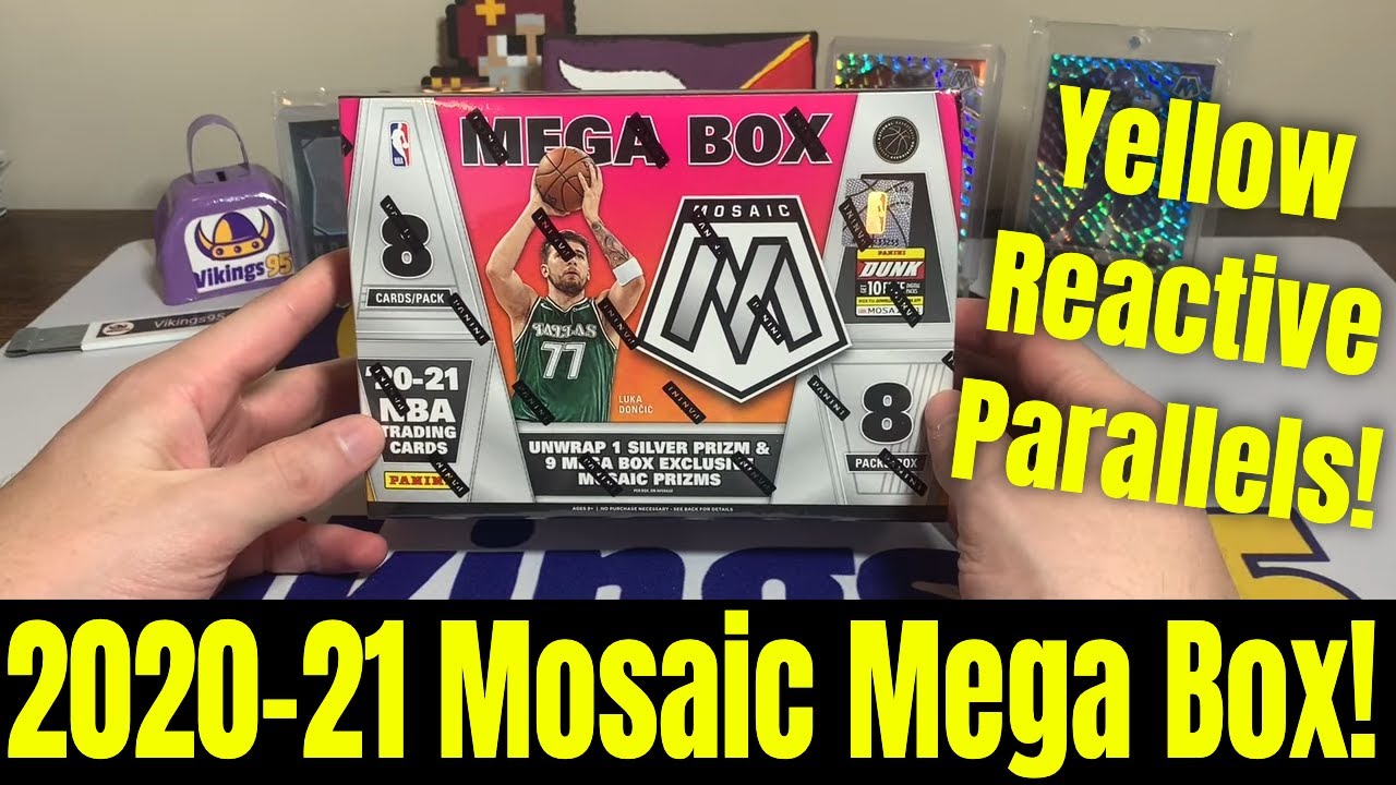 2020-21 Mosaic Basketball Mega Box From Target! Yellow Reactive ...