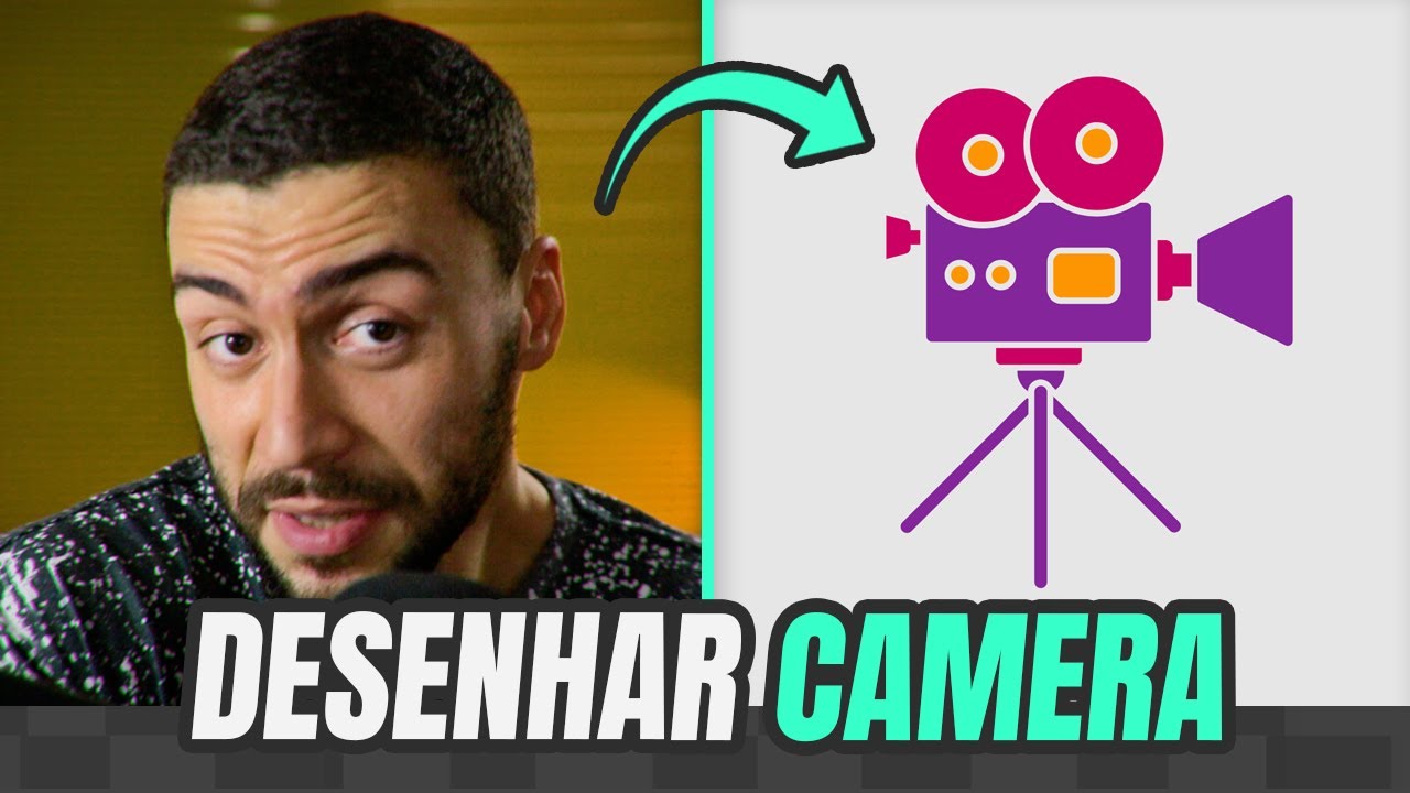 Como DESENHAR uma CAMERA | Tutorial Illustrator - YouTube