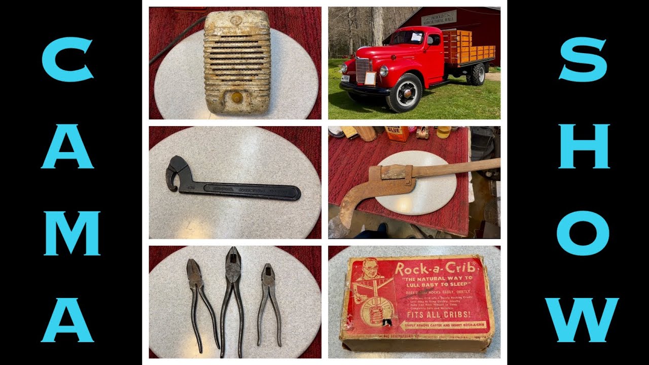 CAMA Tool Meet Kent, CT. Collins Brush Axe, International Truck, Rock-A ...