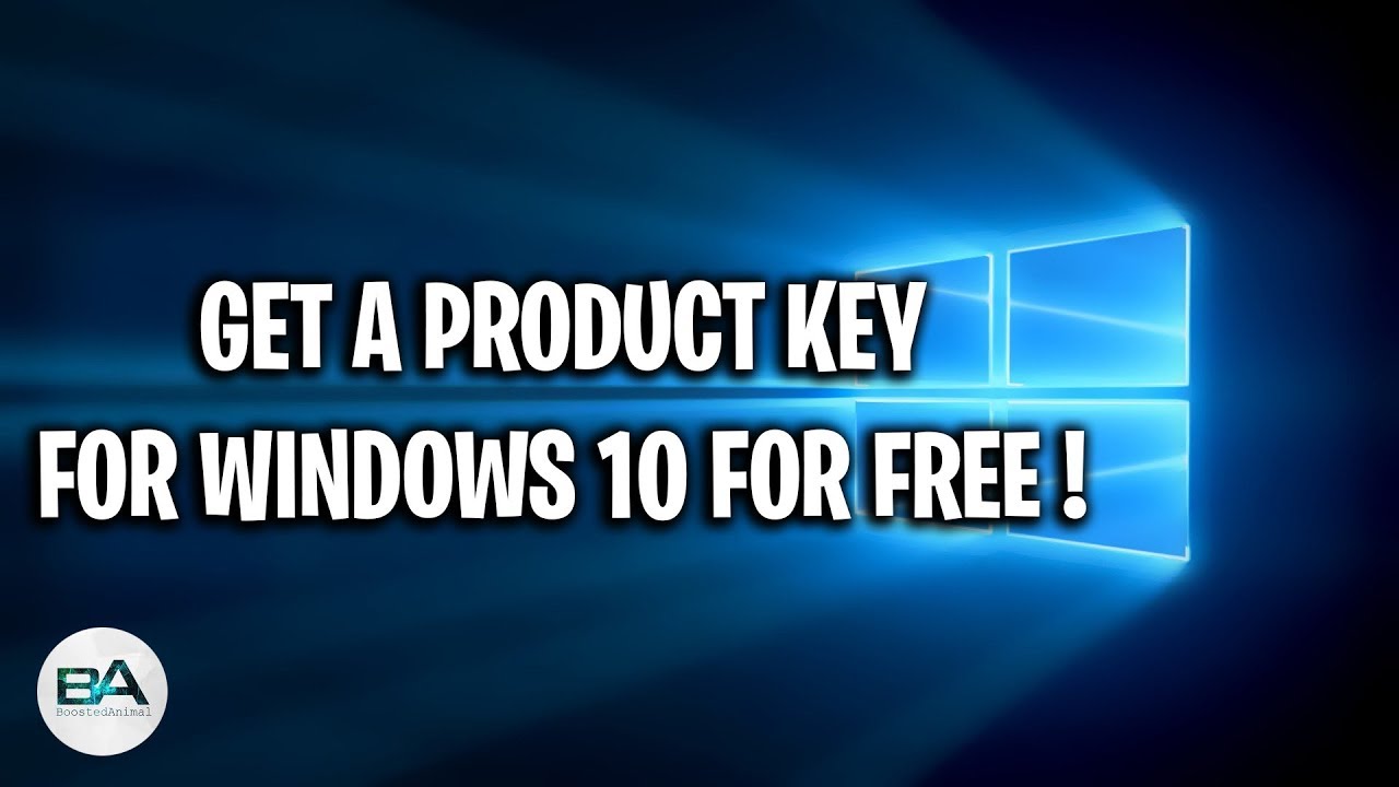 How to get Product Key for Windows 10 FOR FREE ! - YouTube
