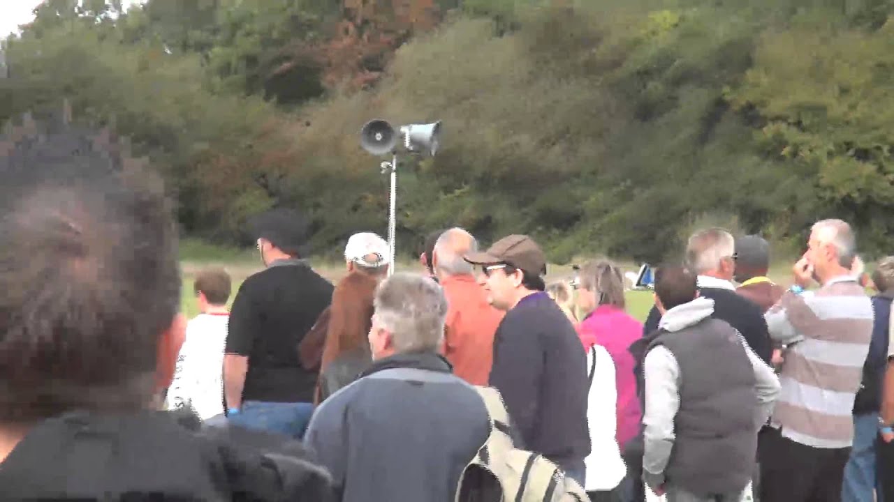 large electric RC plane crash - YouTube