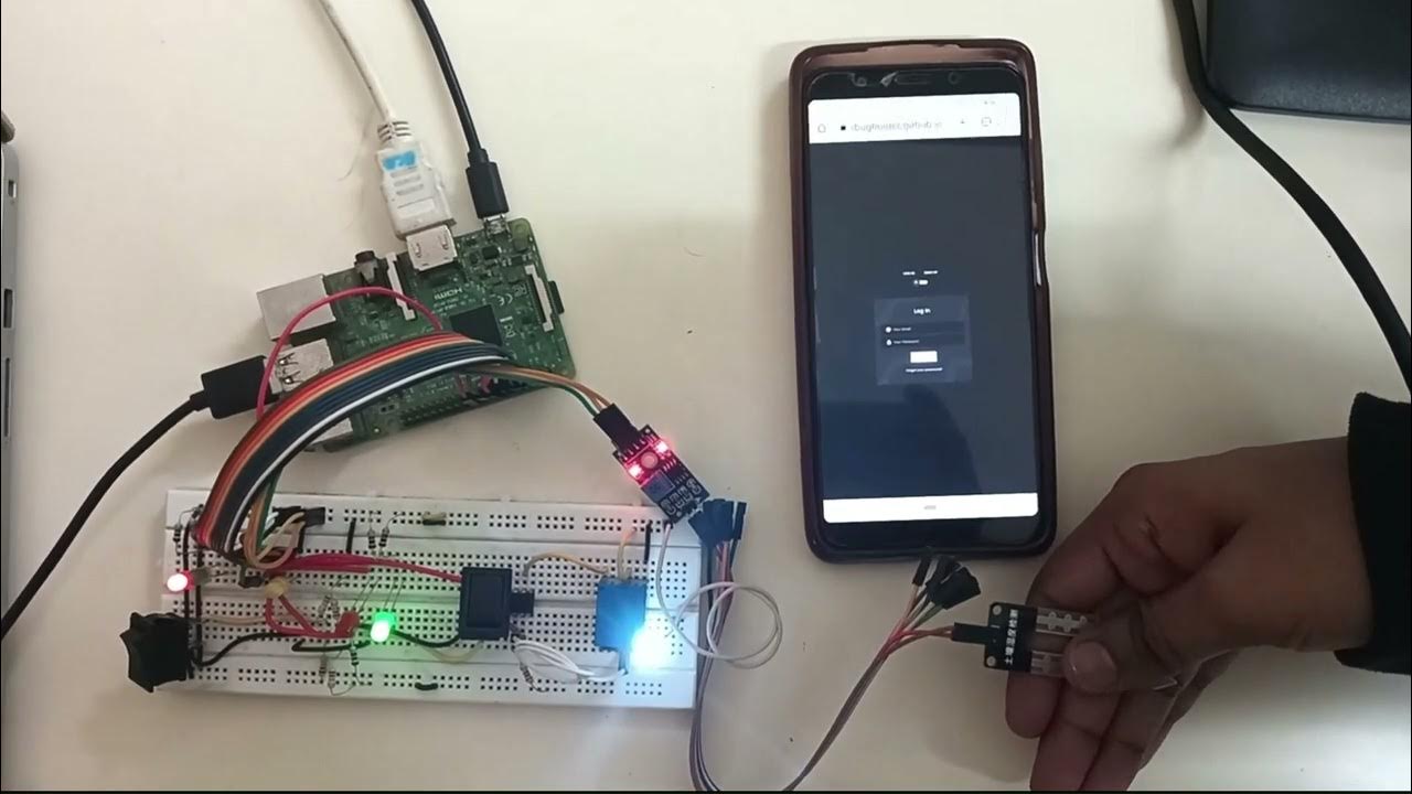 Weather integrated automated irrigation system - Raspberry Pi - Moisture sensor - Firebase - YouTube