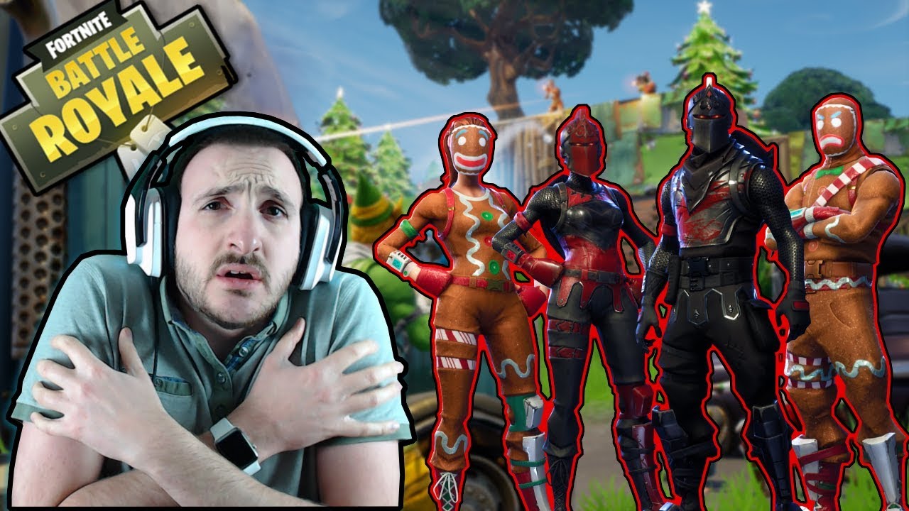 NOEL FORTNITE - TOUS LES SKINS - LIVE FR PC - LE CHEVALIER NOIR ! - YouTube