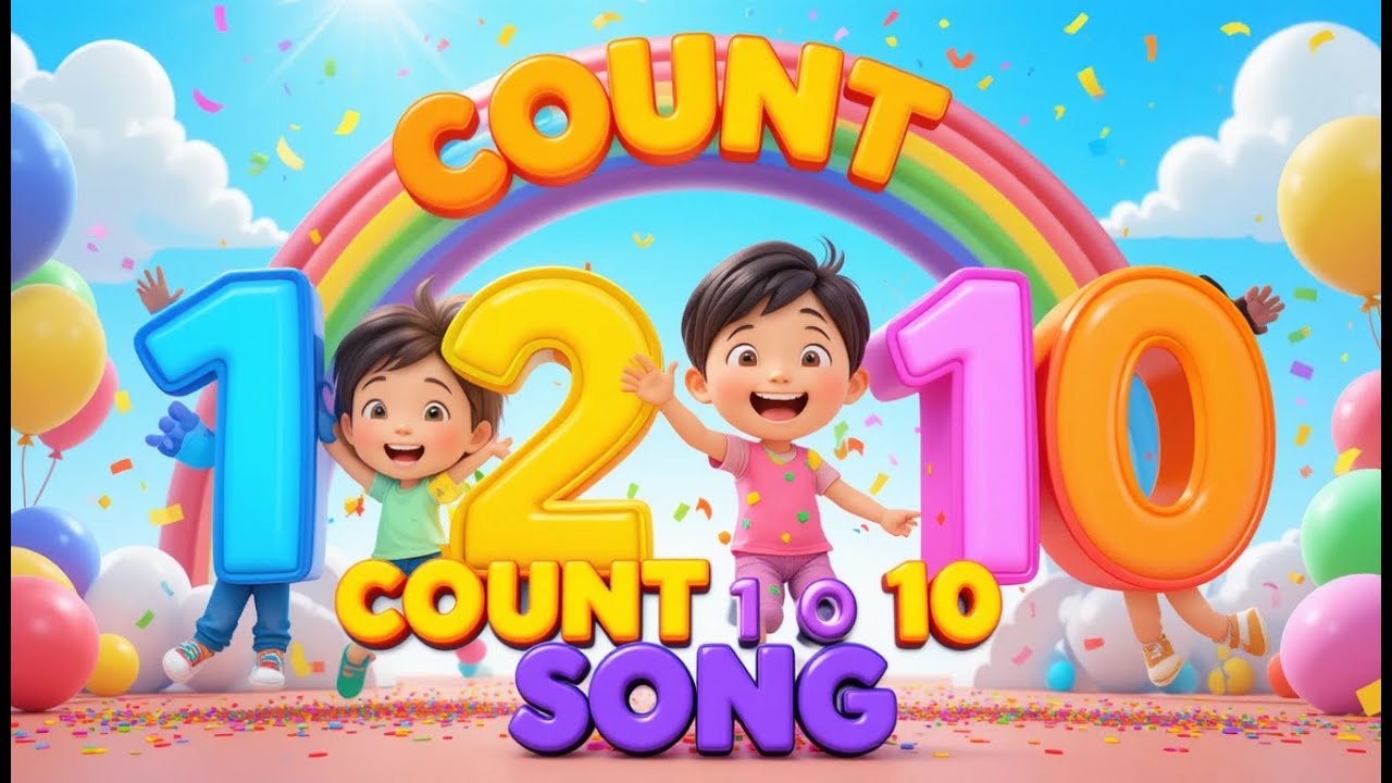 “Counting 1 to 10 Song for Kids | Fun Learning with Music & Dance ...