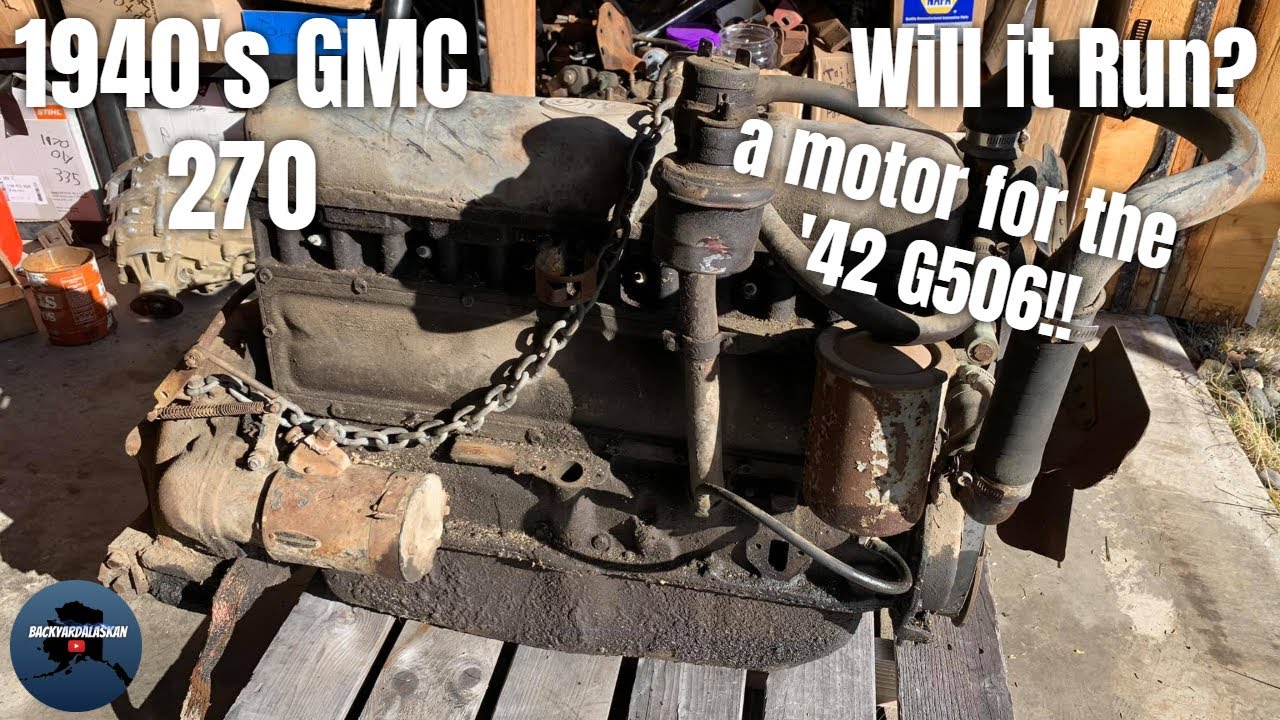 Will It Run? 1940s GMC 270 Revival - First Start In 20+ Years! - YouTube