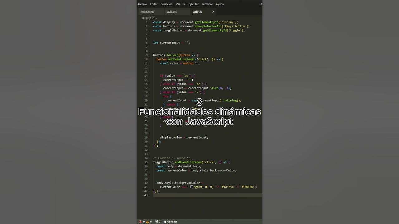 CALCULADORA NEON | JAVASCRIPT, HTML, CSS - YouTube