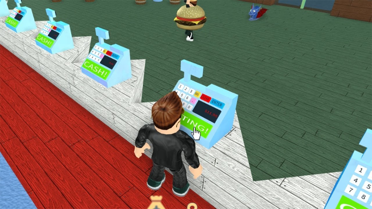 ROBLOX: TRABALHANDO NO FAST FOOD! (Fast Food Simulator) - YouTube