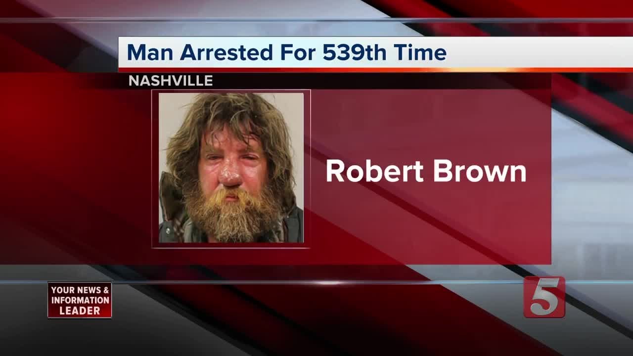 Nashville Man Arrested More Than 500 Times Youtube