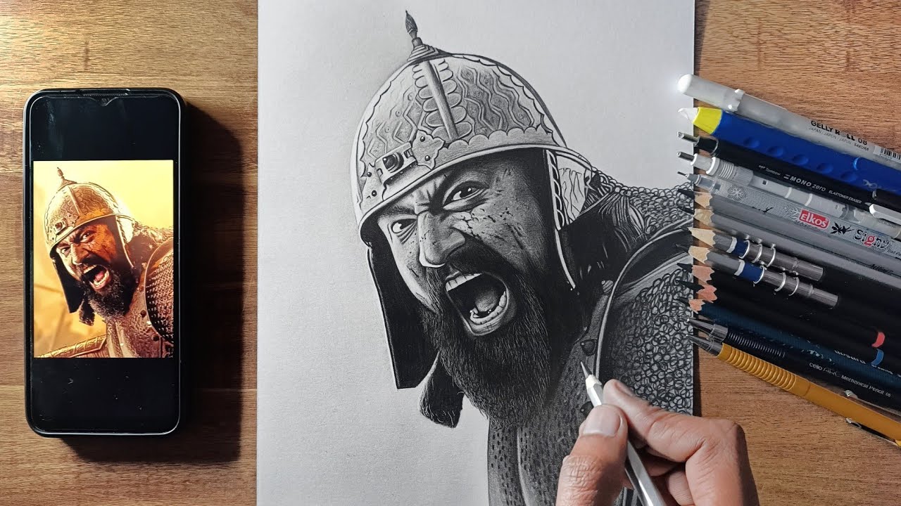 Drawing Chhaava | Chhatrapati Sambhaji Maharaj Drawing | Time-lapse ...