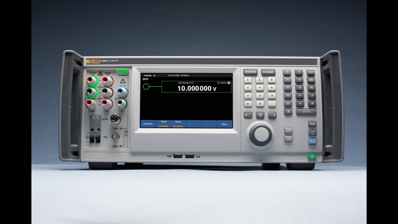 FLUKE Calibration 5560A/5550A/5540A 多產品校正器簡介 - YouTube