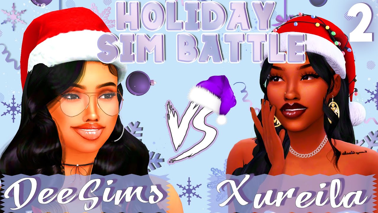 💜 ️Holiday Sim Battle With Xureila💜 ️30 MIN GINGERBREAD HOUSE (2/2) - YouTube