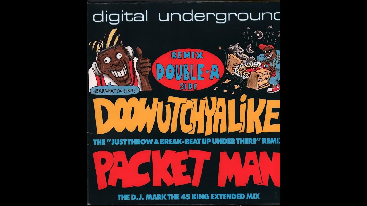 [1987] The Packet Man - The Digital Underground (Lyric Video) - YouTube
