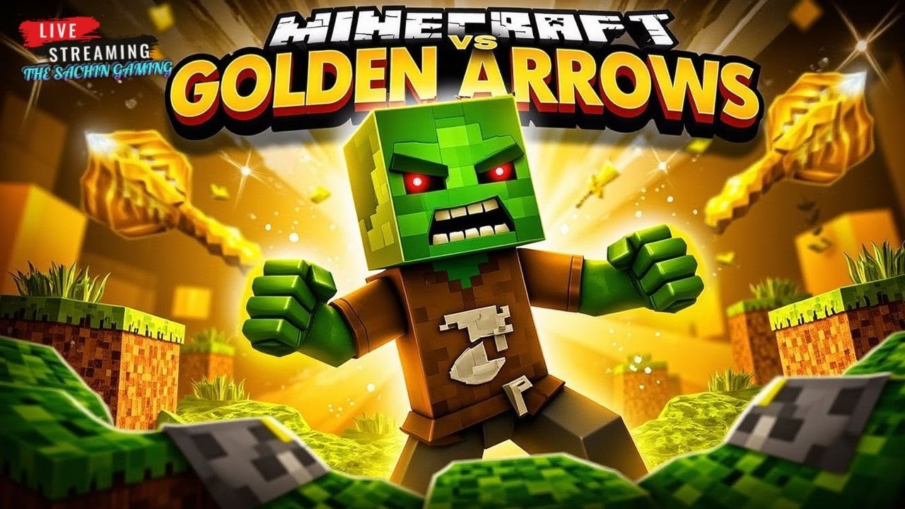 🔴 BIG ZOMBIE vs GOLDEN ARROWS🔴 #minecraft #minecraftvideos #shortsfeeds ...