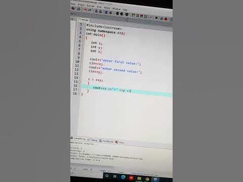 C++ program to Add two numbers (user input) - YouTube
