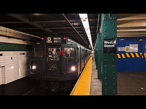 R1, R6, R9, R68 & R160A/B Ⓓ & Ⓕ train action @ West 4th Street - YouTube