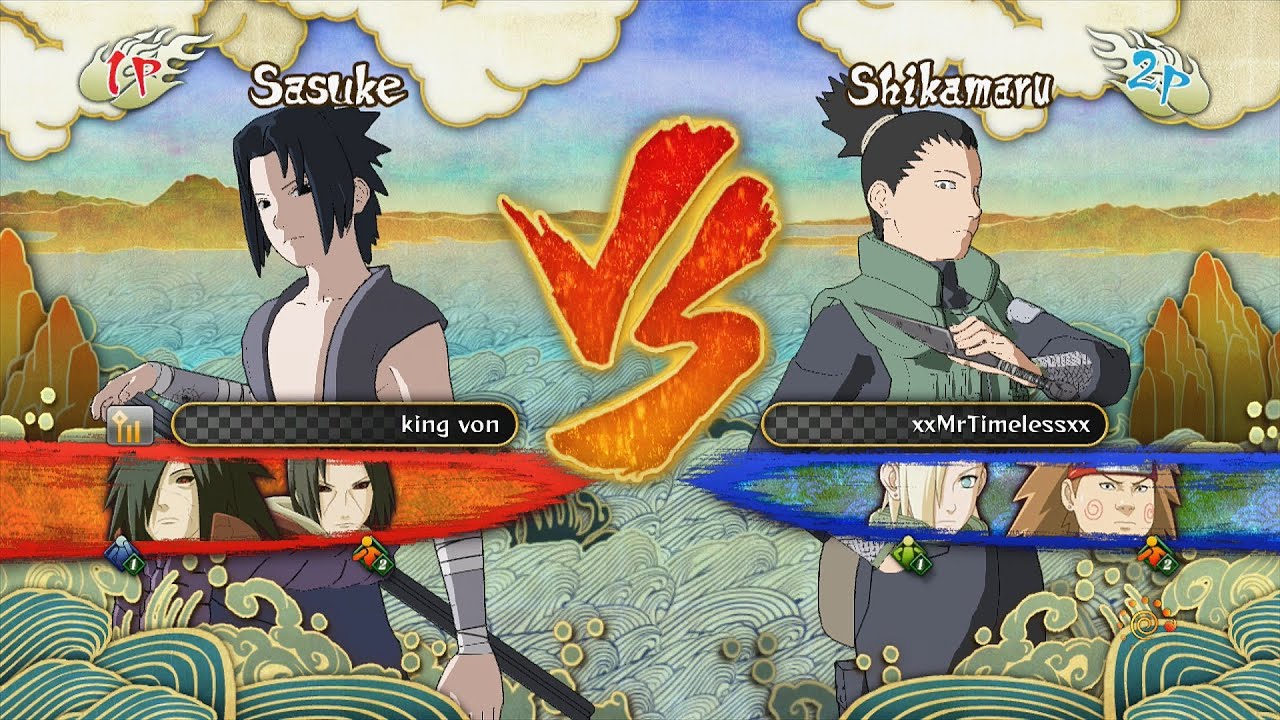 Naruto Shippuden Ultimate Ninja Storm 3: Sasuke Vs Shikamaru Ranked ...
