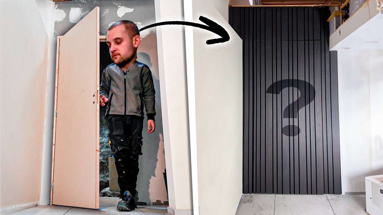 FABRICATION D'UNE BELLE PORTE SECRÈTE ! - YouTube