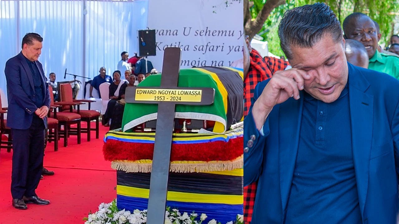 ROSTAM AZIZ AMWAGA CHOZI KWA LOWASSA, ASHINDWA KUONGEA, AONDOKA MSIBANI ...