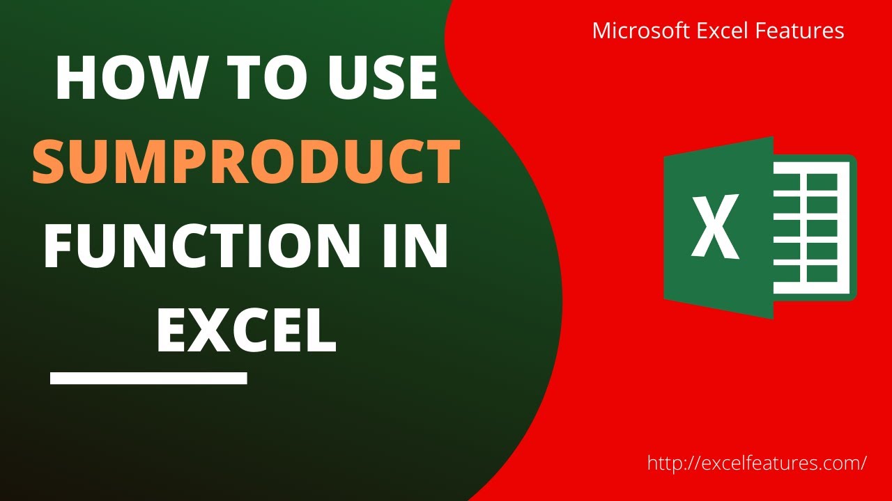How To Use SUMPRODUCT In Excel First Column Multiplied With How To Use SUMPRODUCT In Excel First Column Multiplied With