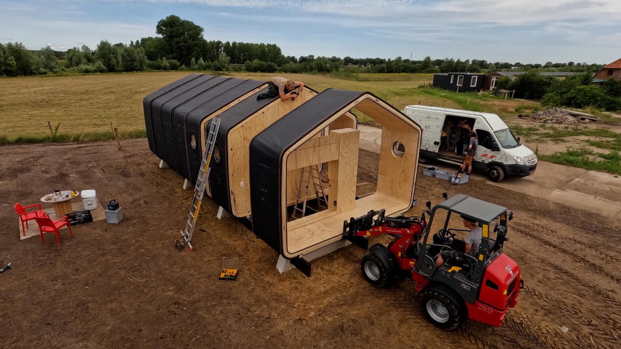 Timelapse 'Wikkelhouse x Leuker1818' 2023 - Hoogtefotograaf - YouTube
