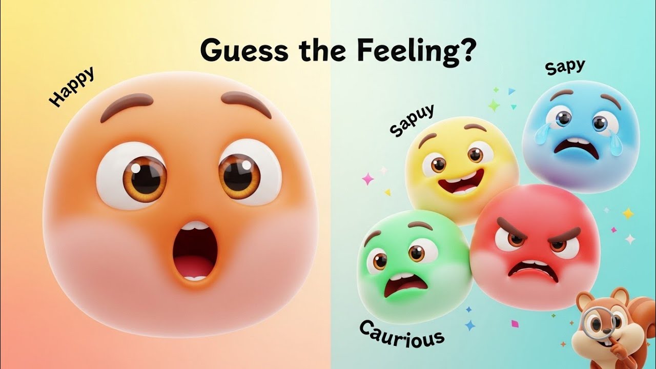 Guess the Feeling? 😄😢😡 Fun Emotions Adventure for Kids | Glowkidztv ...