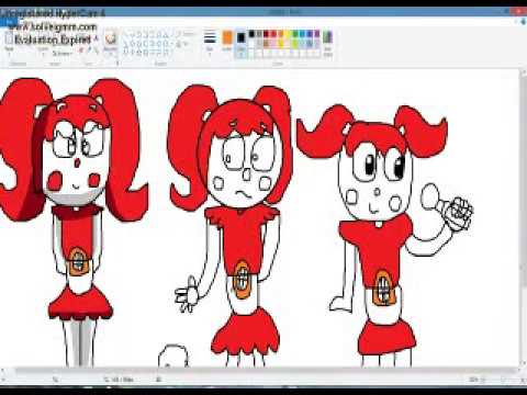 Circus Baby's Model (Minigame) Speedpaint - YouTube