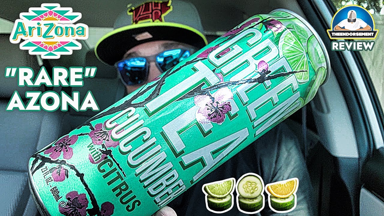 Arizona® Green Tea Cucumber with Citrus Review! 🌵🥒🍋 | RARE Arizona Tea ...