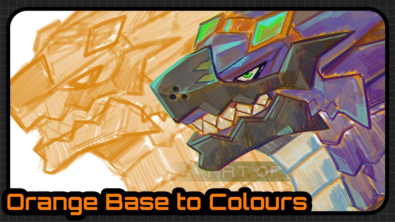 Experimenting starting with complimentary base to colours - YouTube