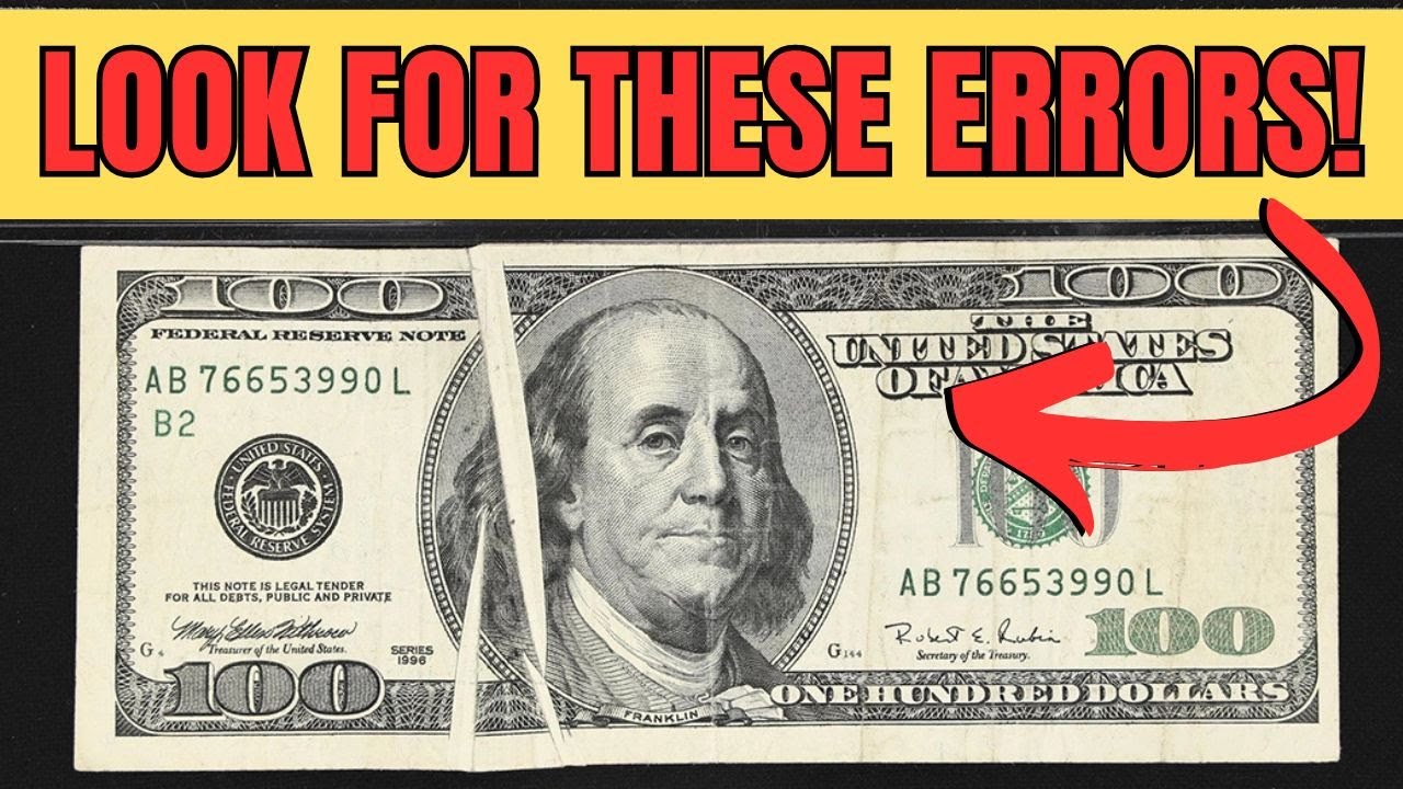 5 Valuable Bill Errors on US Paper Currency! - YouTube