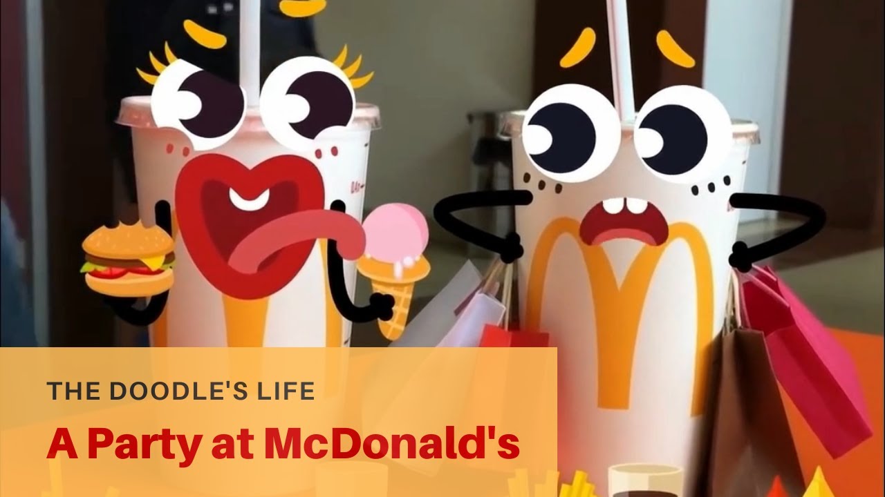 McDonald's Cartoons visit : Doodles pays visit | The Doodle's Life ...