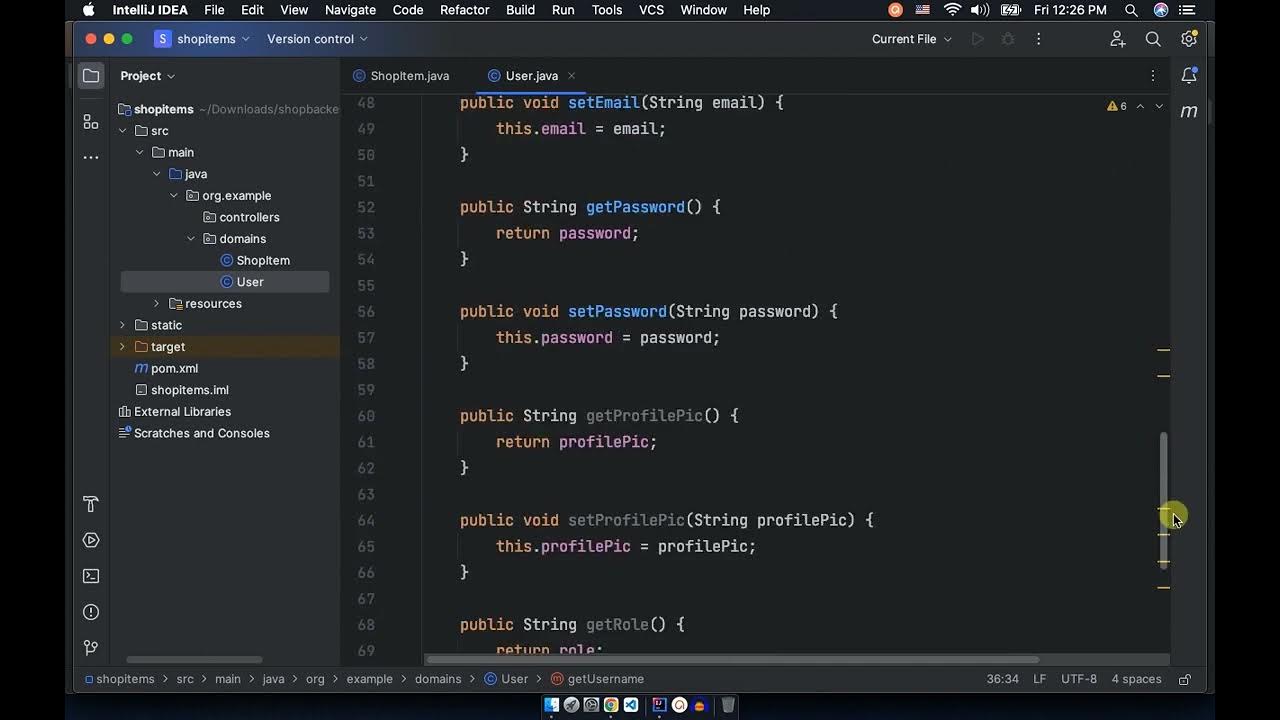 e commerce app in java quarkus and hibernate panache part 6 - YouTube