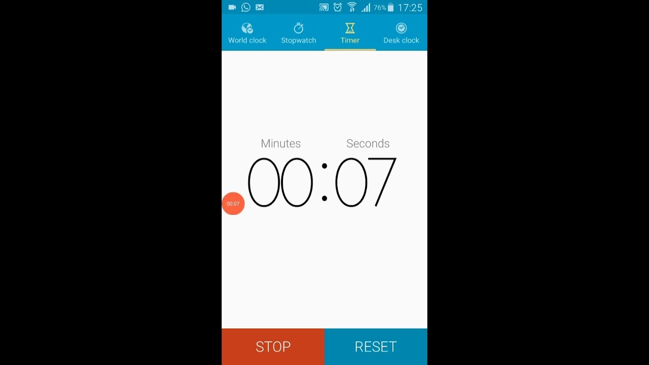 Samsung Galaxy S4 Voice Type timer Screen - YouTube