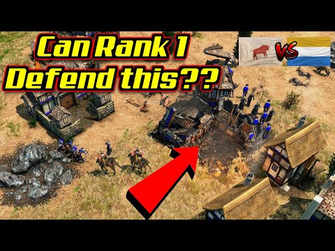 Can Rank 1 stop this insane all in rush??  AOE3