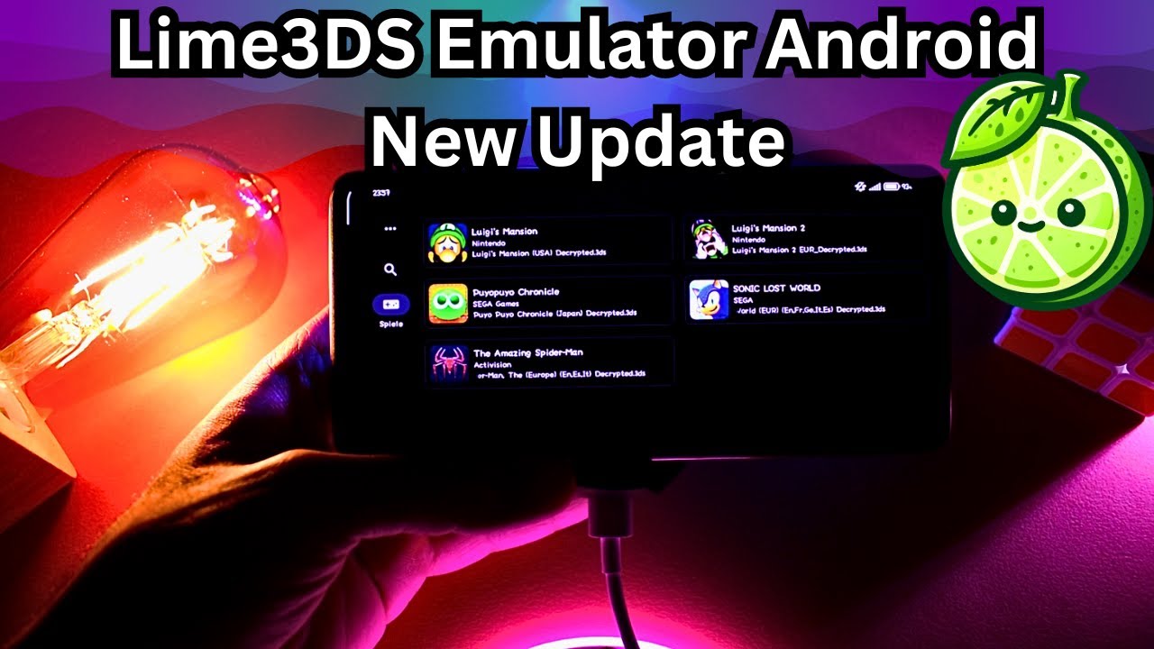 Lime3DS Emulator Android - New update - The Nintendo 3DS Emulator - YouTube