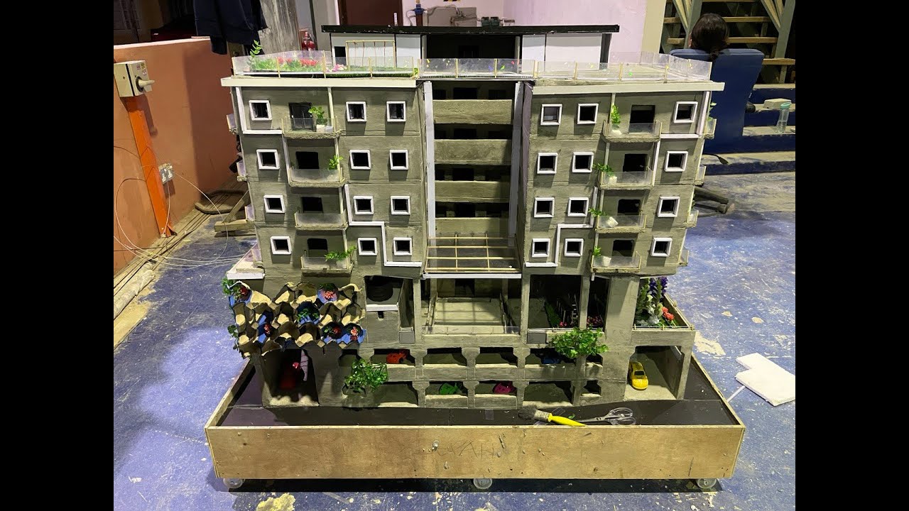 VISTA DE BAYOU | MINIATURE HIGHRISE BUILDING CONSTRUCTION - YouTube